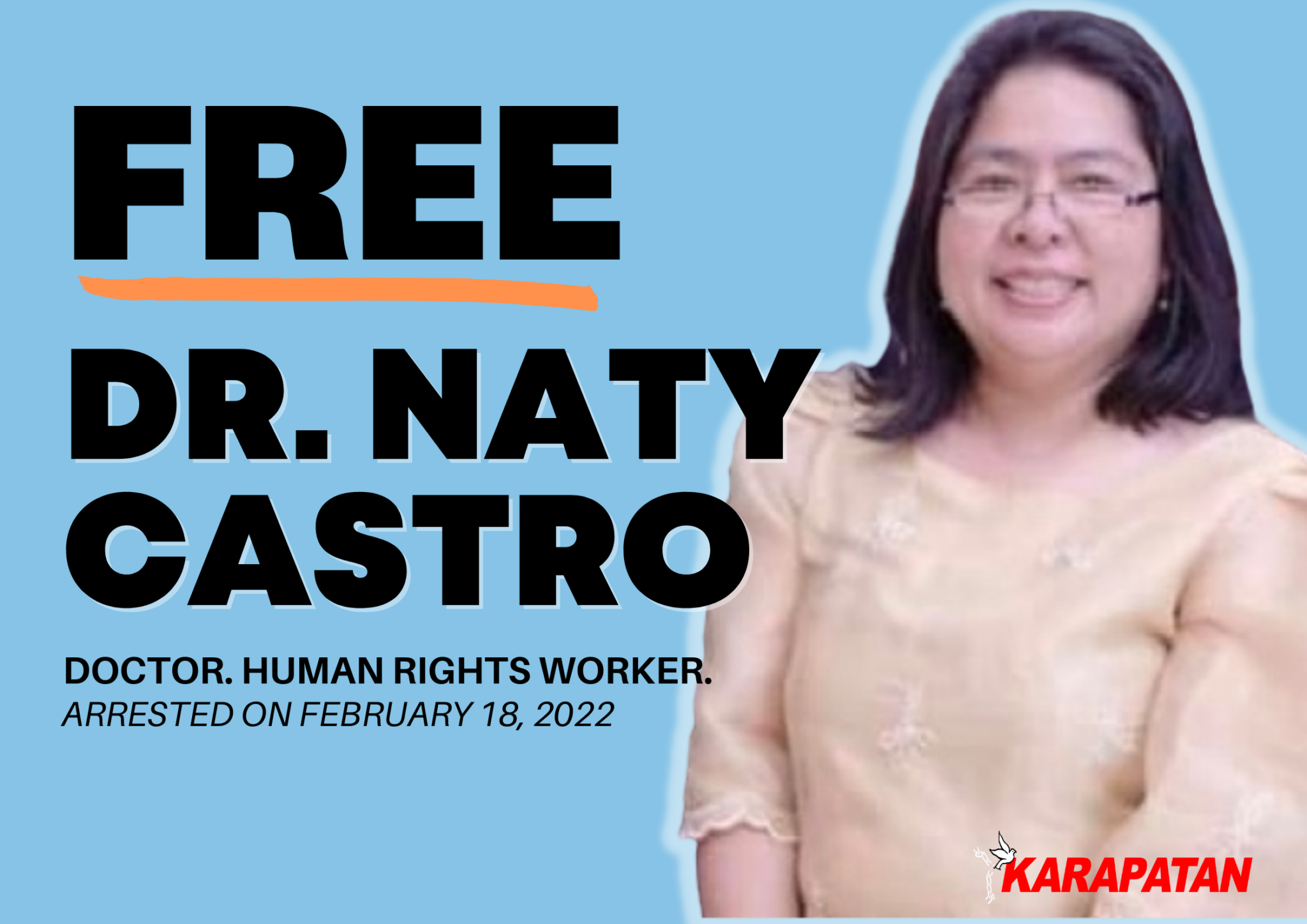 URGENT ALERT: Arrest of Dr. Maria Natividad “Naty” Castro - Karapatan