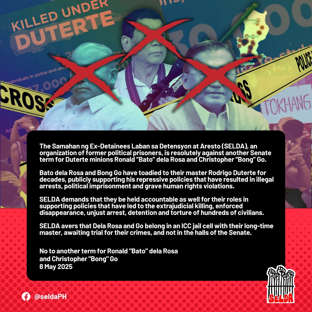 No to another term for Ronald "Bato" dela Rosa and Christopher "Bong ...