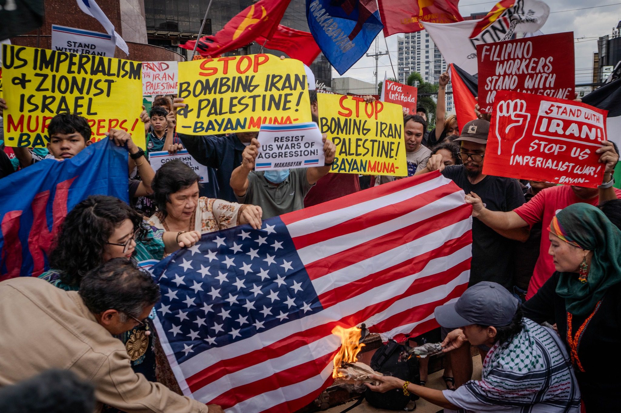 Filipino rights defenders condemn US attacks on Iran - Karapatan June ...